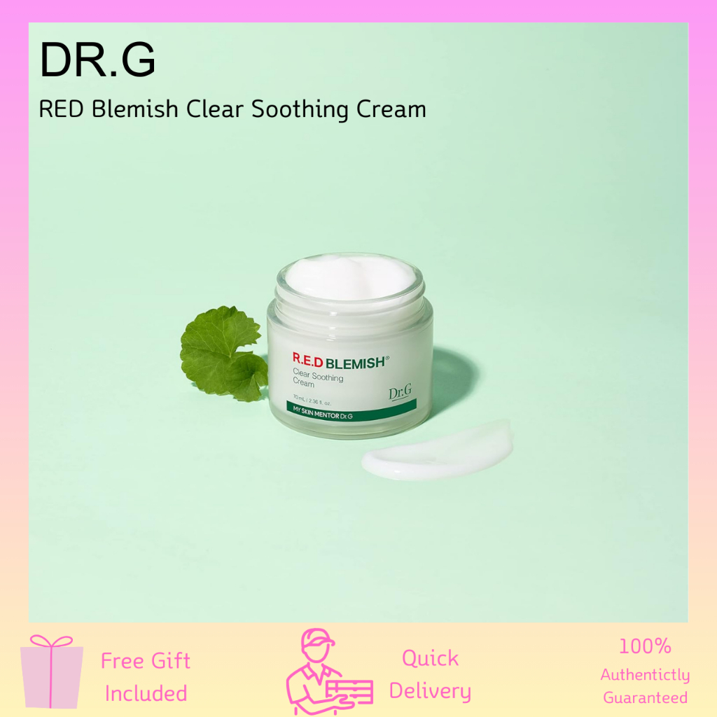 [Dr.G] Red Blemish Clear Soothing Cream ครีมบํารุงผิว 70 มล. | Shopee ...