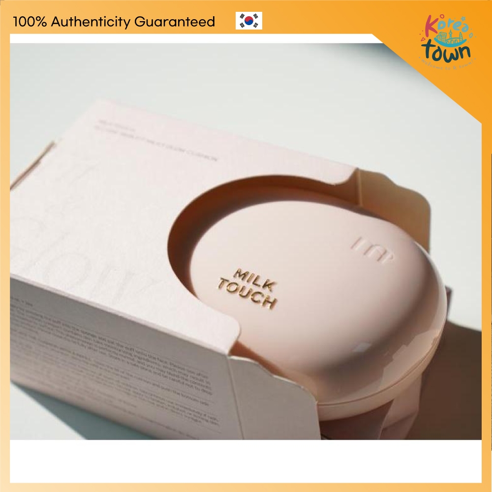 Milk TOUCH All-Day Skin Fit Milky Glow Cushion 15 กรัม + รีฟิล 15 กรัม ...