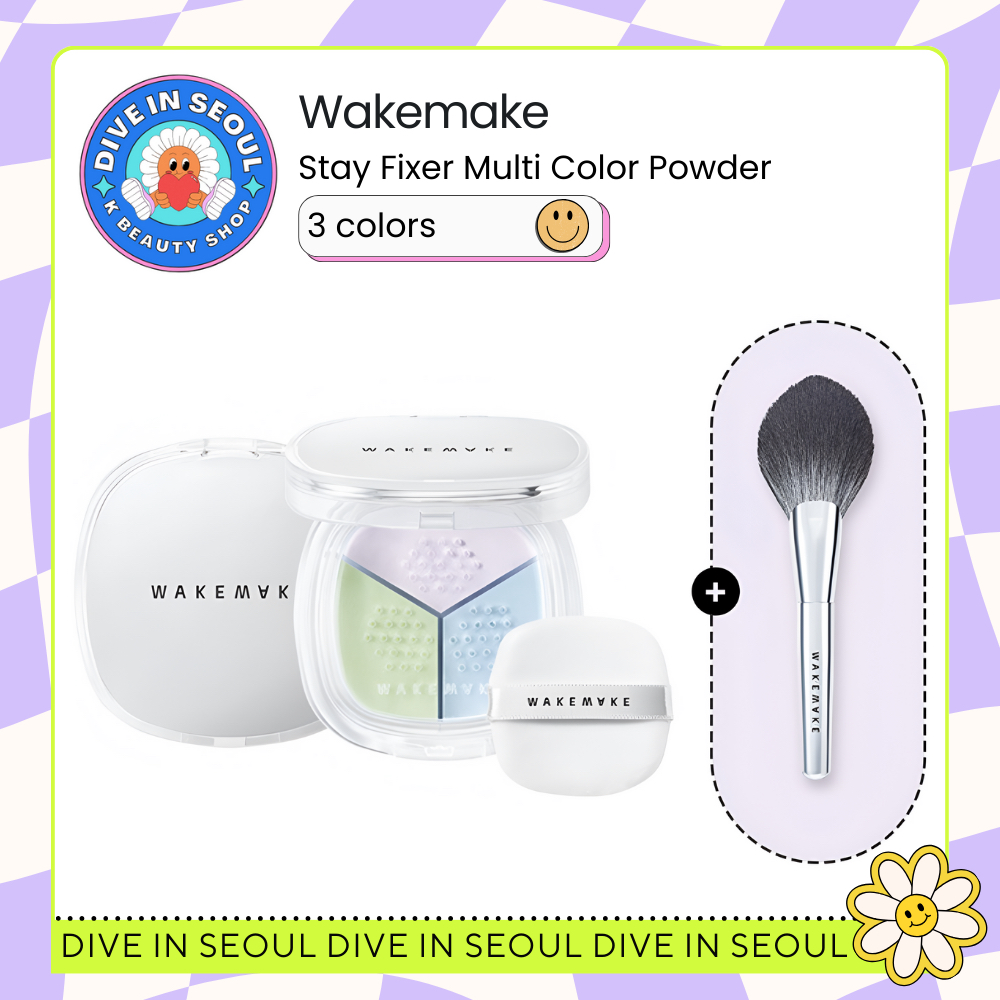 [WAKEMAKE] Stay Fixer Multi Color Powder – 3 สี | Shopee Thailand