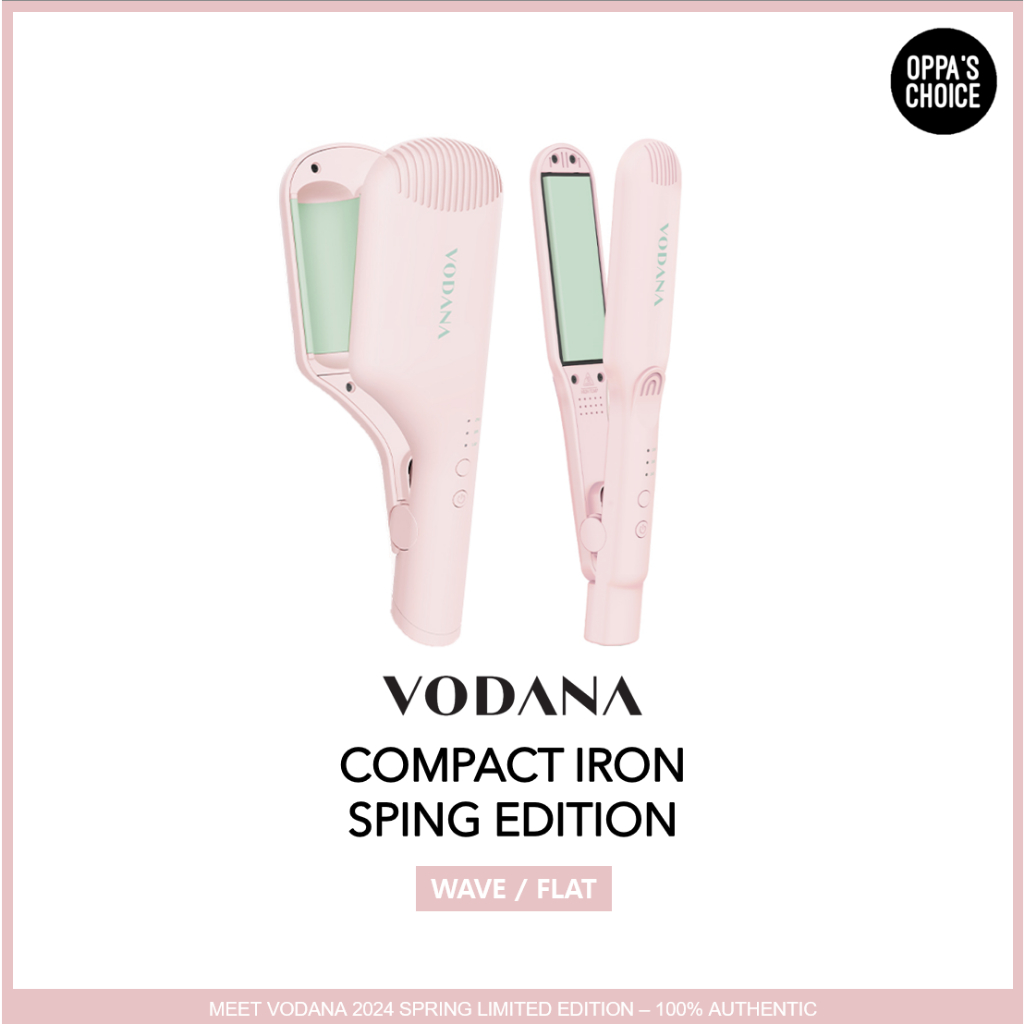 [LIMITED] VODANA COMPACT WAVE, FLAT IRON SPRING EDITION KITSCH PINK ...