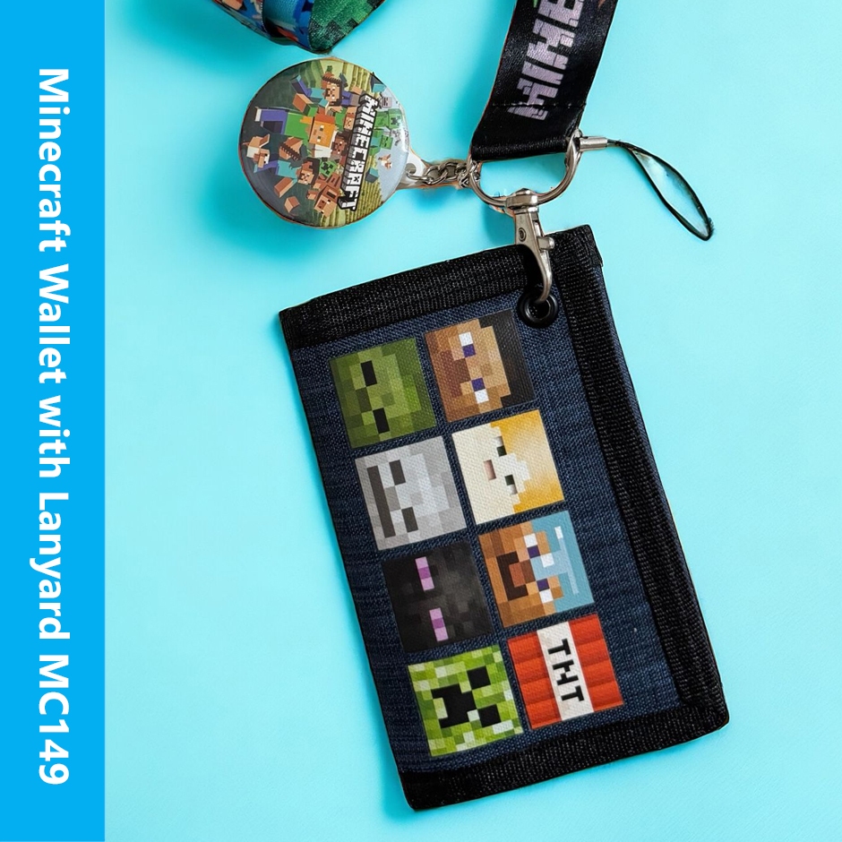 Minecraft Wallet Minecraft Family Wallet เวอร์ชั่นใหม่*Lanyard สามารถ ...
