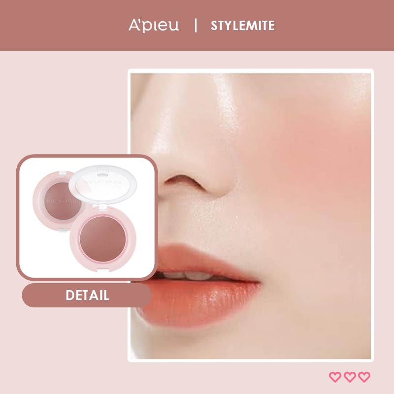 [STYLEMITE & Apieu COLLECTION] Juicy Pang Jelly บลัชออนเนื้อเจลลี่ หลายเฉดสี | Shopee Thailand