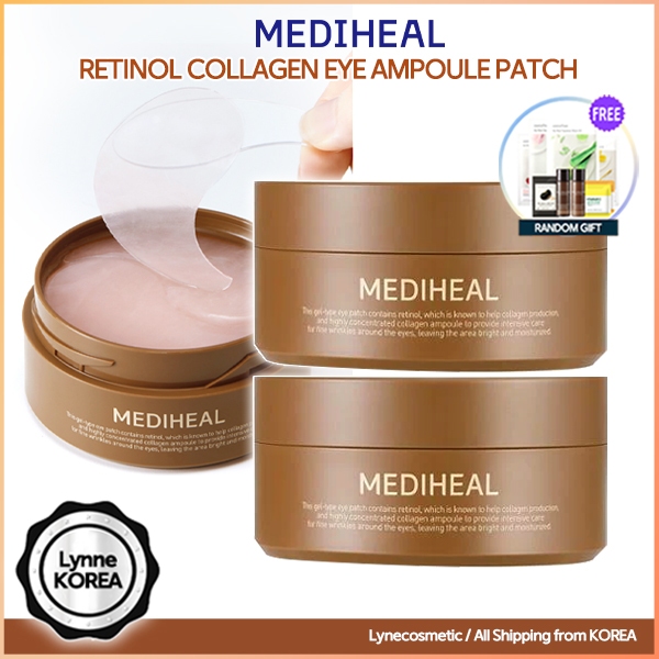 [1 + 1 ชุด] MEDIHEAL Retinol Collagen Eye Patch / Mask & Packs / แผ่น ...