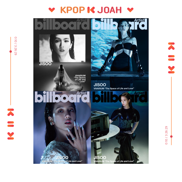 (RANDOM POSTCARD INCLUDED) BILLBOARD ARTIST BOOK - BLACKPINK JISOO (3rd Apr.2025) | Shopee Thailand