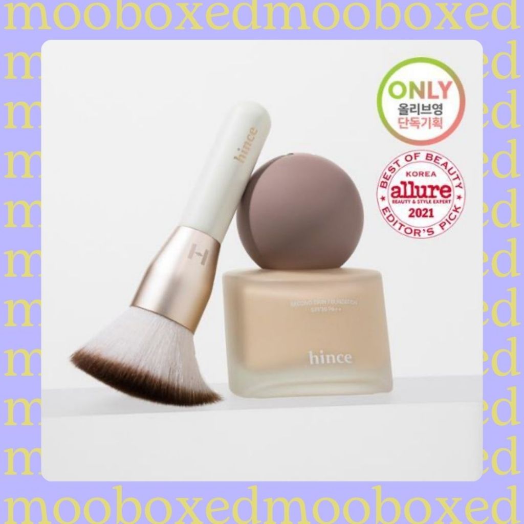 Hince Second Skin รองพื้น (ผลิตภัณฑ์หลัก + แปรง) | 6 เฉด | Shopee Thailand