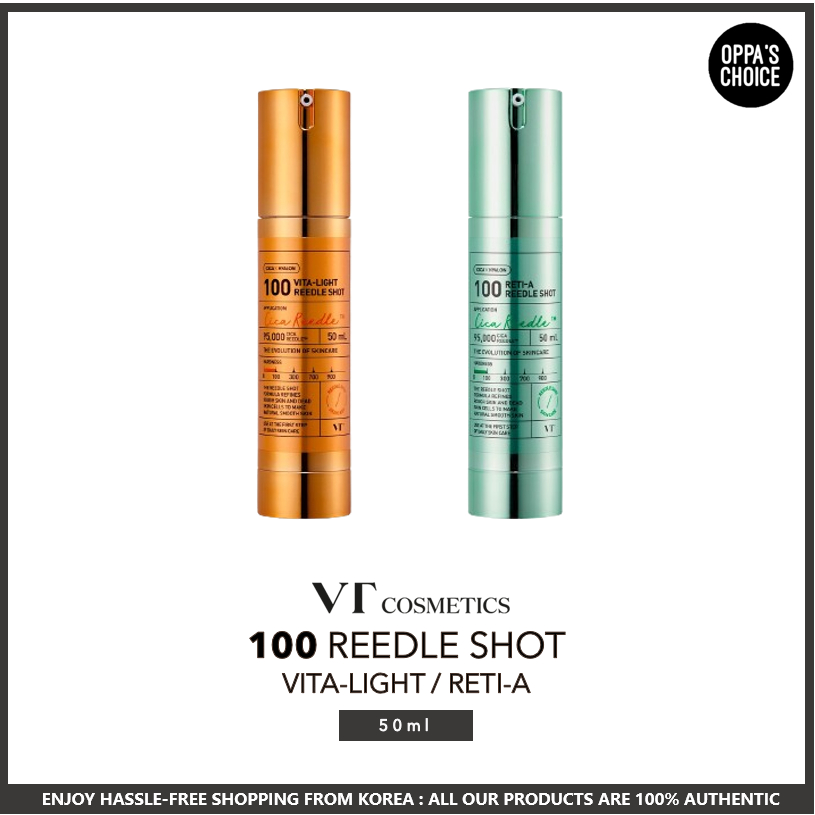 [NEW] VT COSMETICS REEDLE SHOT 100 (VITA LIGHT / RETI-A) 50ml | Shopee ...