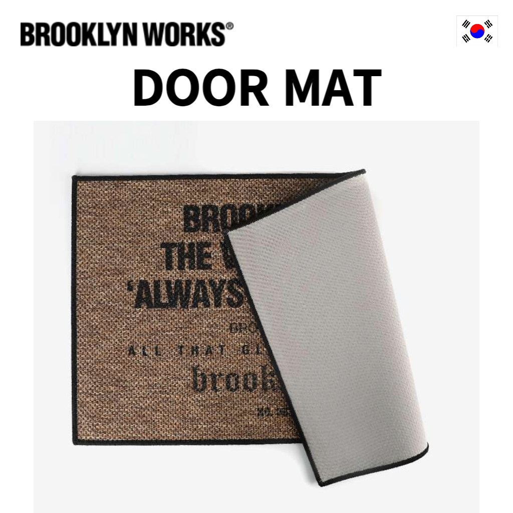 [BROOKLYN Works] "DOOR MAT" ของแท้ 100% จากเกาหลี | Shopee Thailand