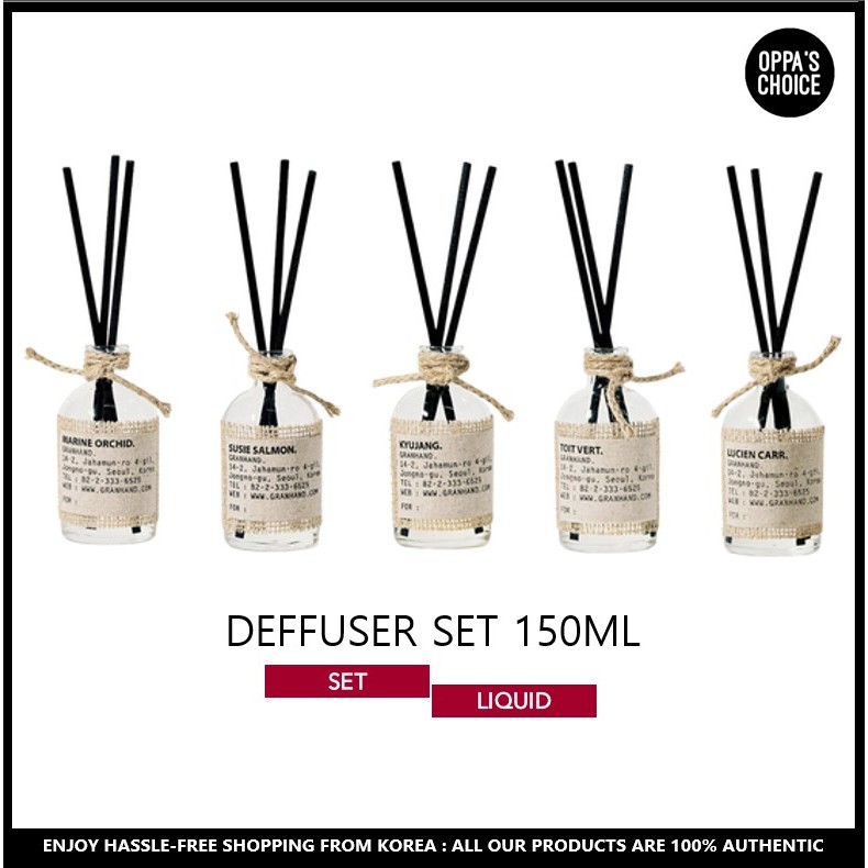 Granhand DIFFUSER SET 150ML (8 TYPE) | Shopee Thailand