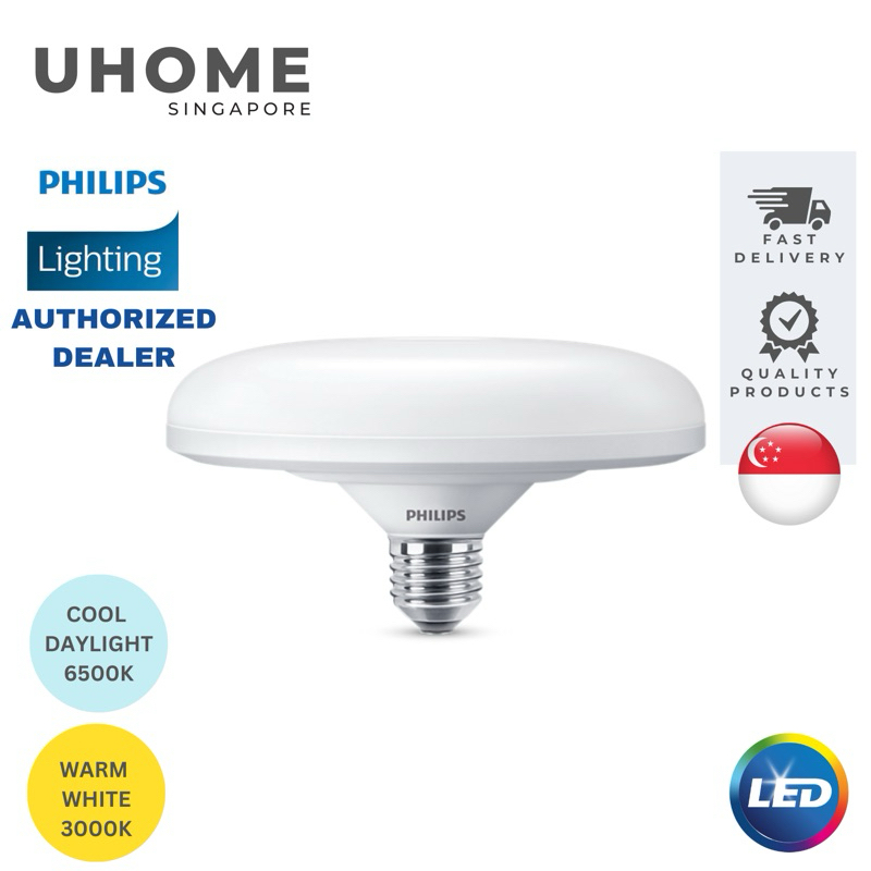 Philips UFO E27 หลอดไฟ LED 6500K Cool Daylight 3000K Warm White ใน 24W ...