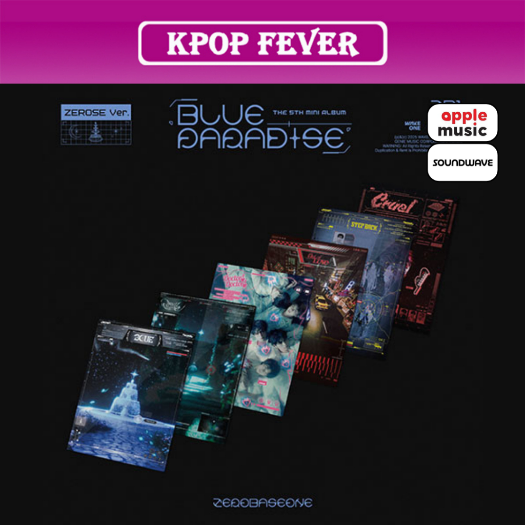 ZEROBASEONE (ZB1) - [ BLUE PARADISE ] 5TH MINI ALBUM / ZEROSE VER. + POB | Shopee Thailand