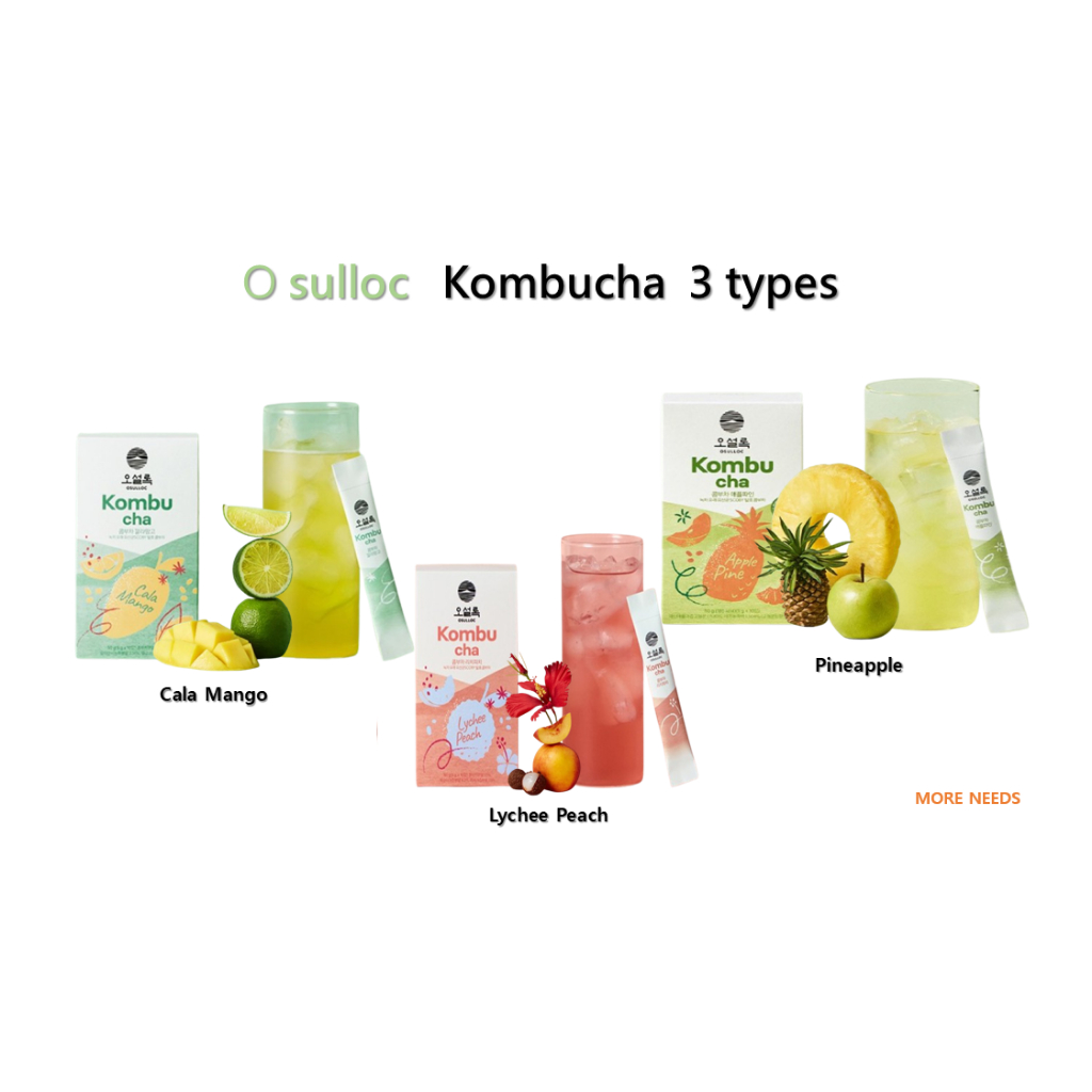 Osulloc Kombucha 3 types 1box(10p) | Shopee Thailand