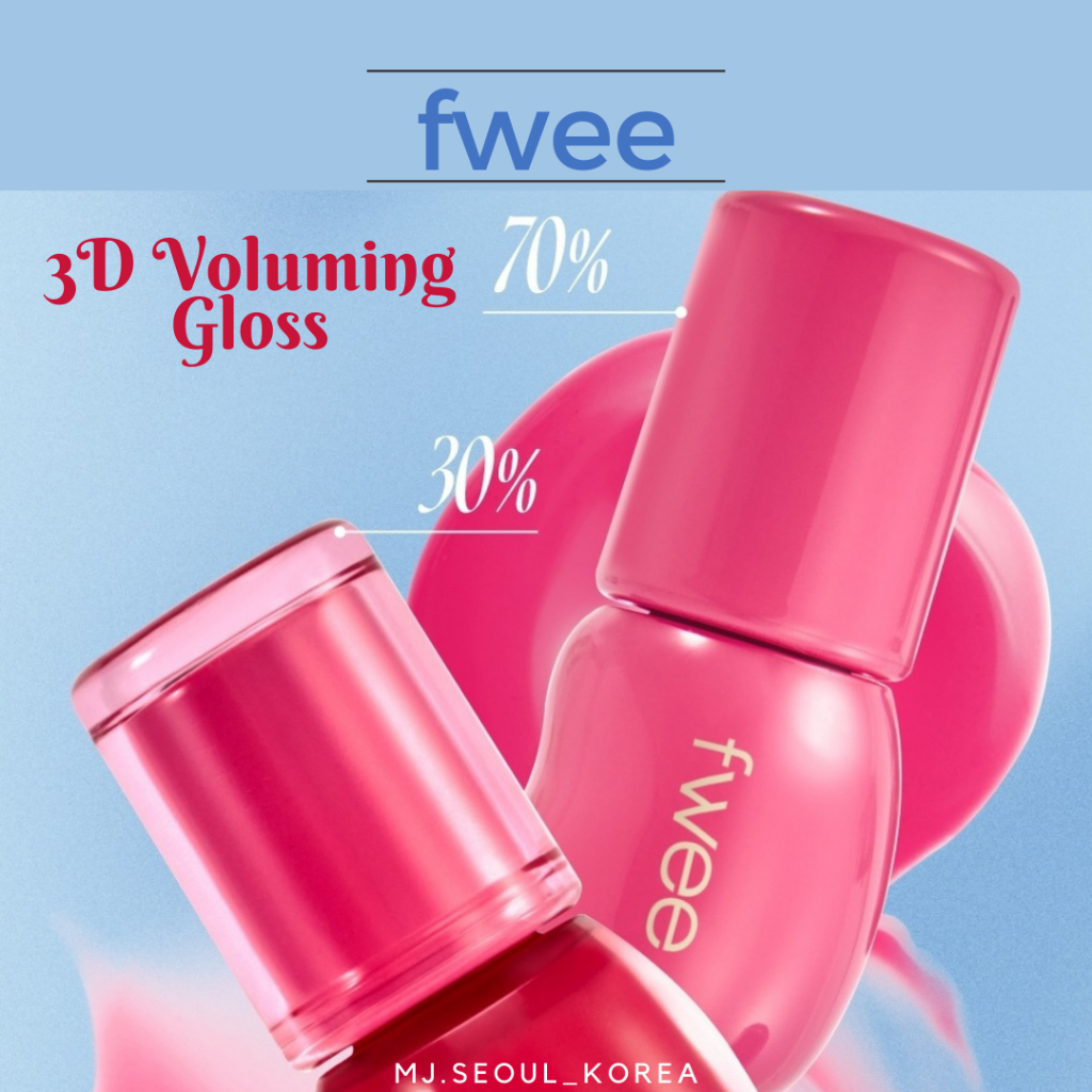 Fwee ลิปกลอส 3D 5.3 กรัม 12 สี | Shopee Thailand