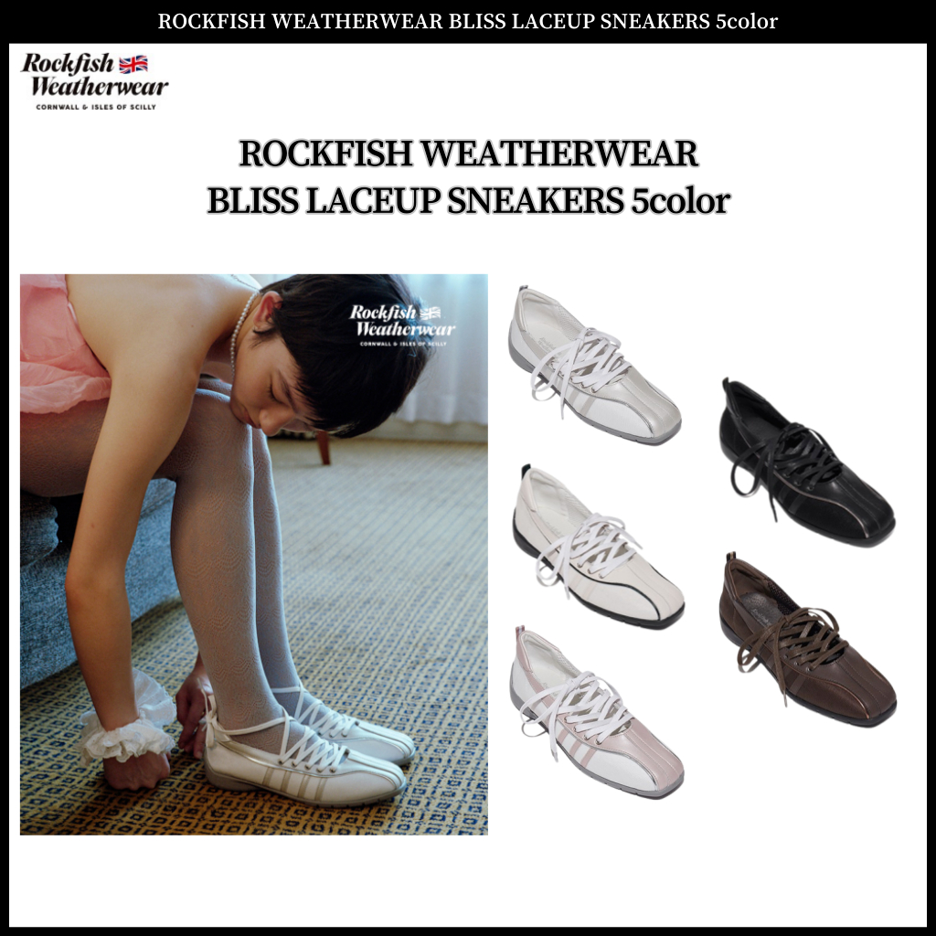 Rockfish WEATHERWEAR BLISS LACEUP SNEAKERS 7 สี | Shopee Thailand