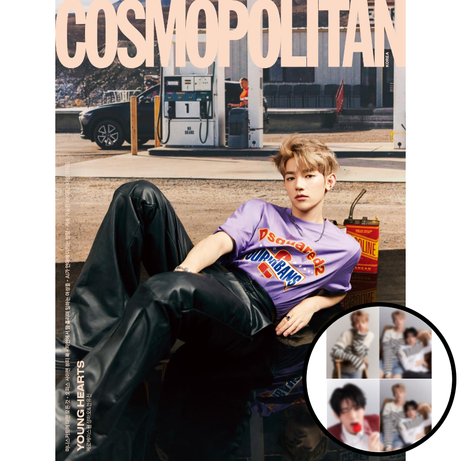 COSMOPOLITAN Korea ฉบับเดือนเมษายน 2024 ZEROBASEONE ZHANG HAO, HAN YUJIN, นิตยสารเกาหลี | Shopee ...