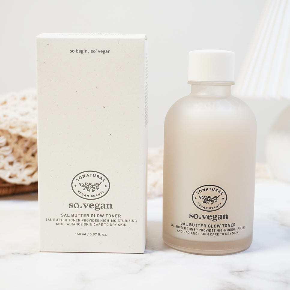 [SO NATURAL] So. Vegan SAL BUTTER GLOW toner 150 มล. / ผลิตภัณฑ์ดูแลผิวมังสวิรัติ / โทนเนอร์ให้ ...