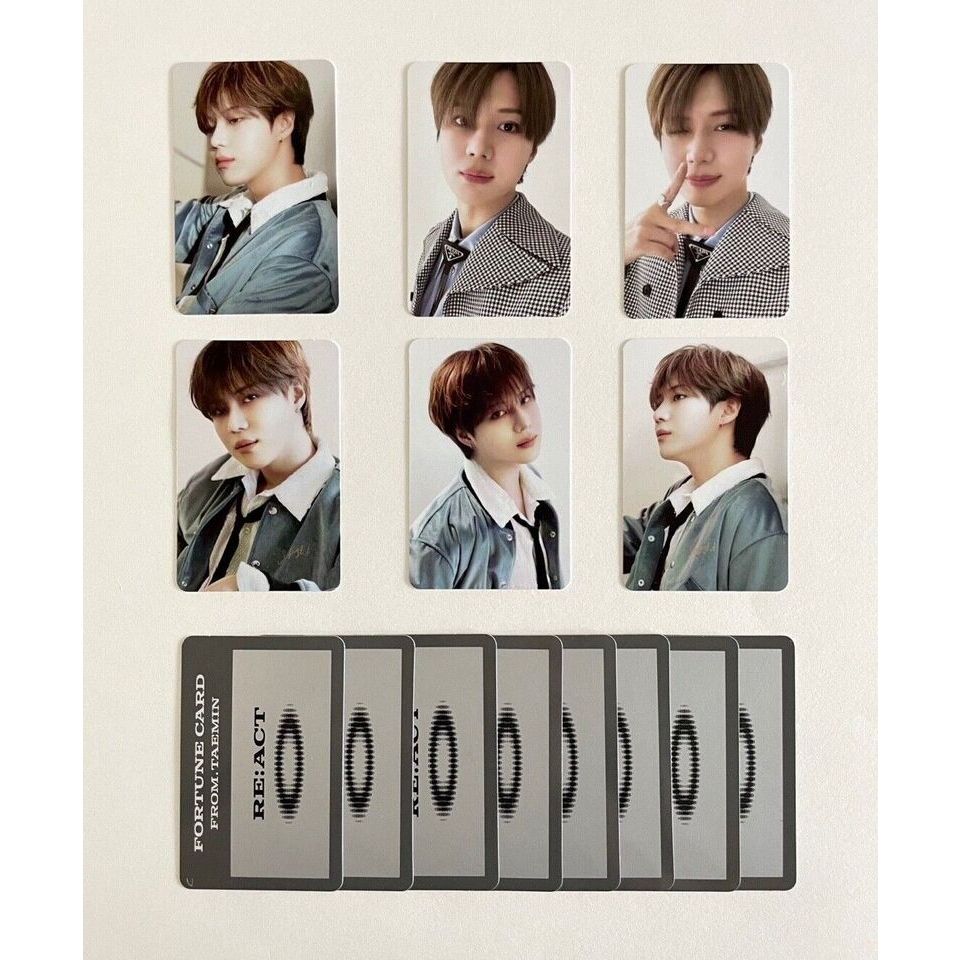 การ์ดโชคลาภ Shinee Tamin จาก การ์ดสะสมอย่างเป็นทางการ Taemin Photocard ...