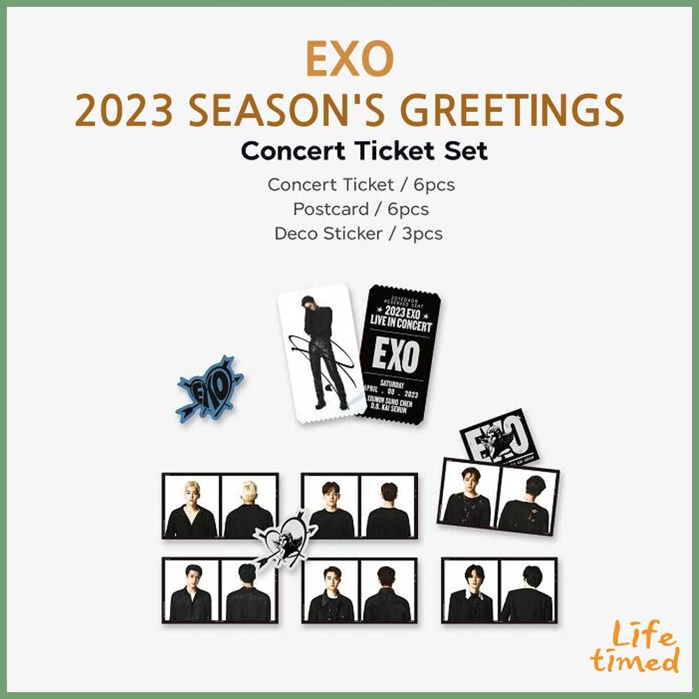ชุดตั๋วคอนเสิร์ต EXO 2023 SEASON'S GREETINGS | Shopee Thailand