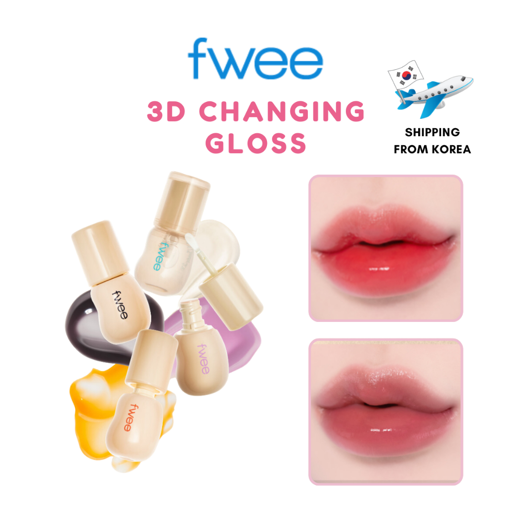 Fwee ลิปกลอสเปลี่ยนสี 3D | Shopee Thailand