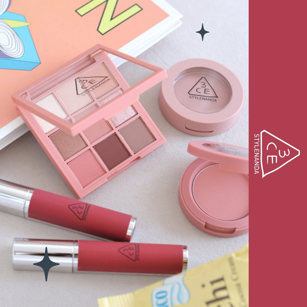 [3CE] Blur Water Tint & Velvet Liquid Blusher & Makeup fix powder ...