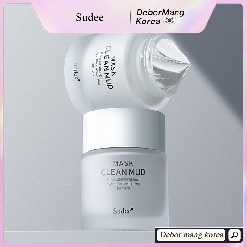[Sudee] คลีนซิ่ง โคลน มาส์ก 52ml Deep Cleansing, Oil Control Moisturizer, รูขุมขนหดตัว, ปลอบ ...