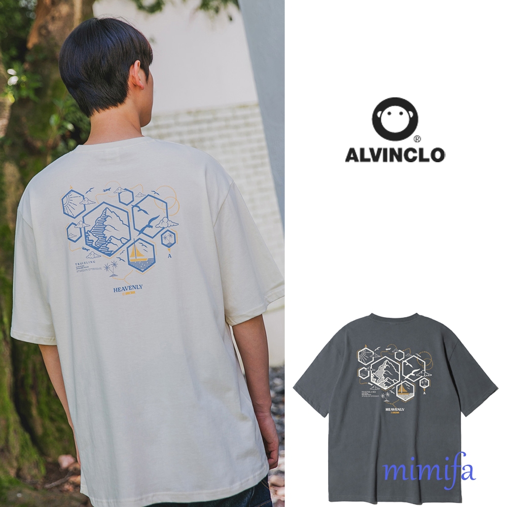 Alvinclo เสื้อยืดแขนสั้น โอเวอร์ไซซ์ เหมาะกับการท่องเที่ยว | Shopee ...