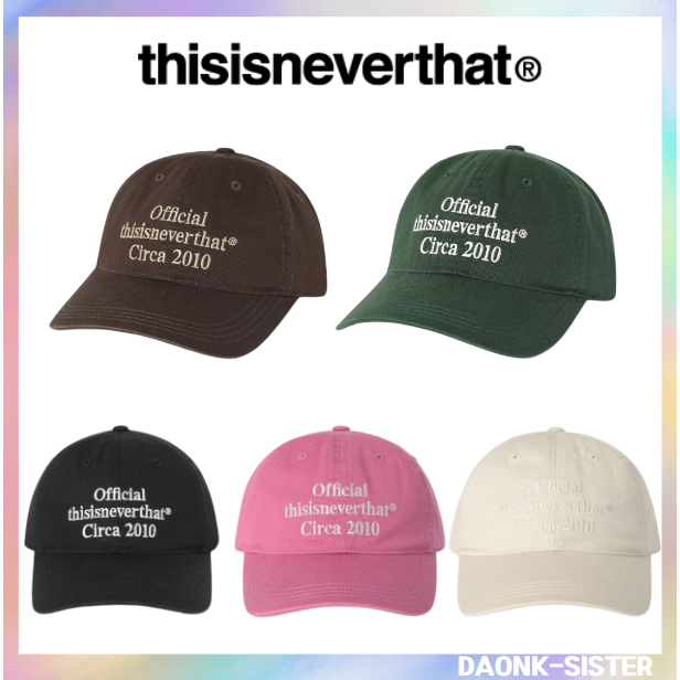 [ Thisisneverthat ] Times Cap (unisex) -5color korea แท้ 100% | Shopee ...