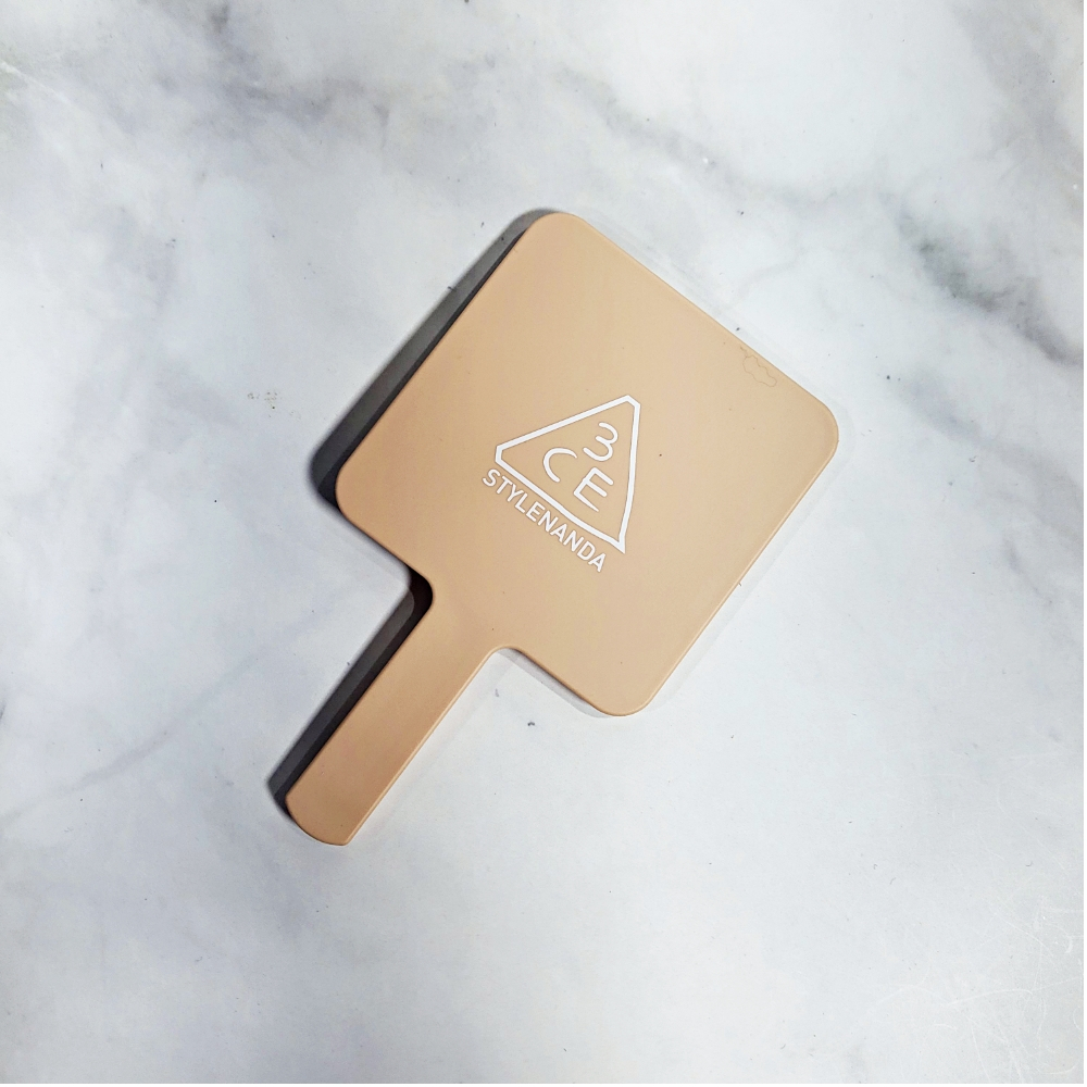 3ce simple hand mirror กระจกมือ เรียบง่าย สีเบจ 1ea | Shopee Thailand