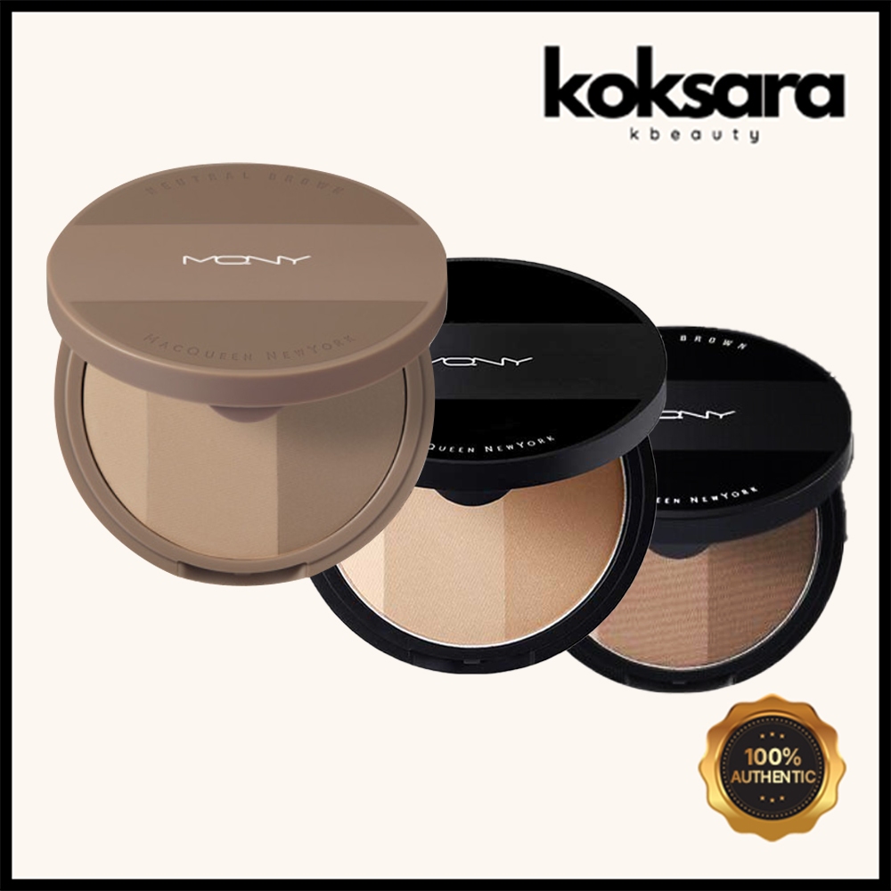 Macqueen newyork เฉดดิ้งปลอม fake up 3 color shading 9g | Shopee Thailand