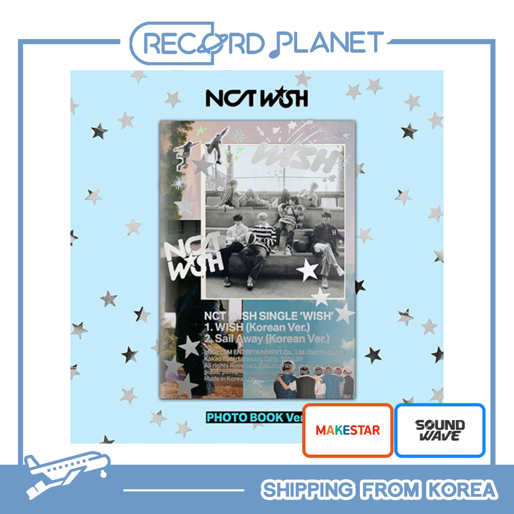 [POB] NCT WISH - 1st Single Album [ Wish ] (PhotoBook Ver.) LuckyDraw + Free Gift | Shopee Thailand