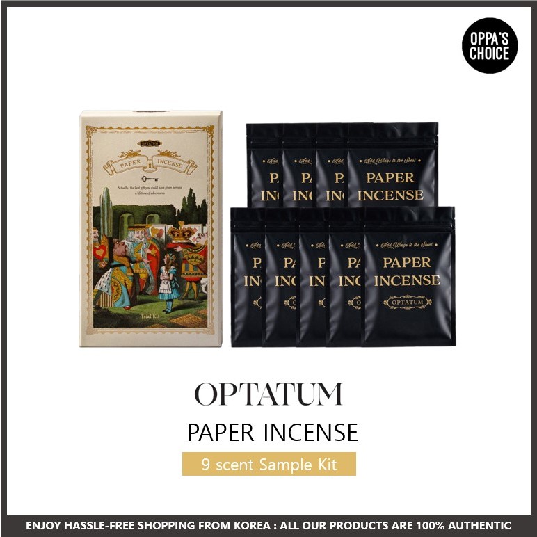 OPTATUM PAPER INCENSE 9 SCENT DISCOVERY SET (36EA) | Shopee Thailand