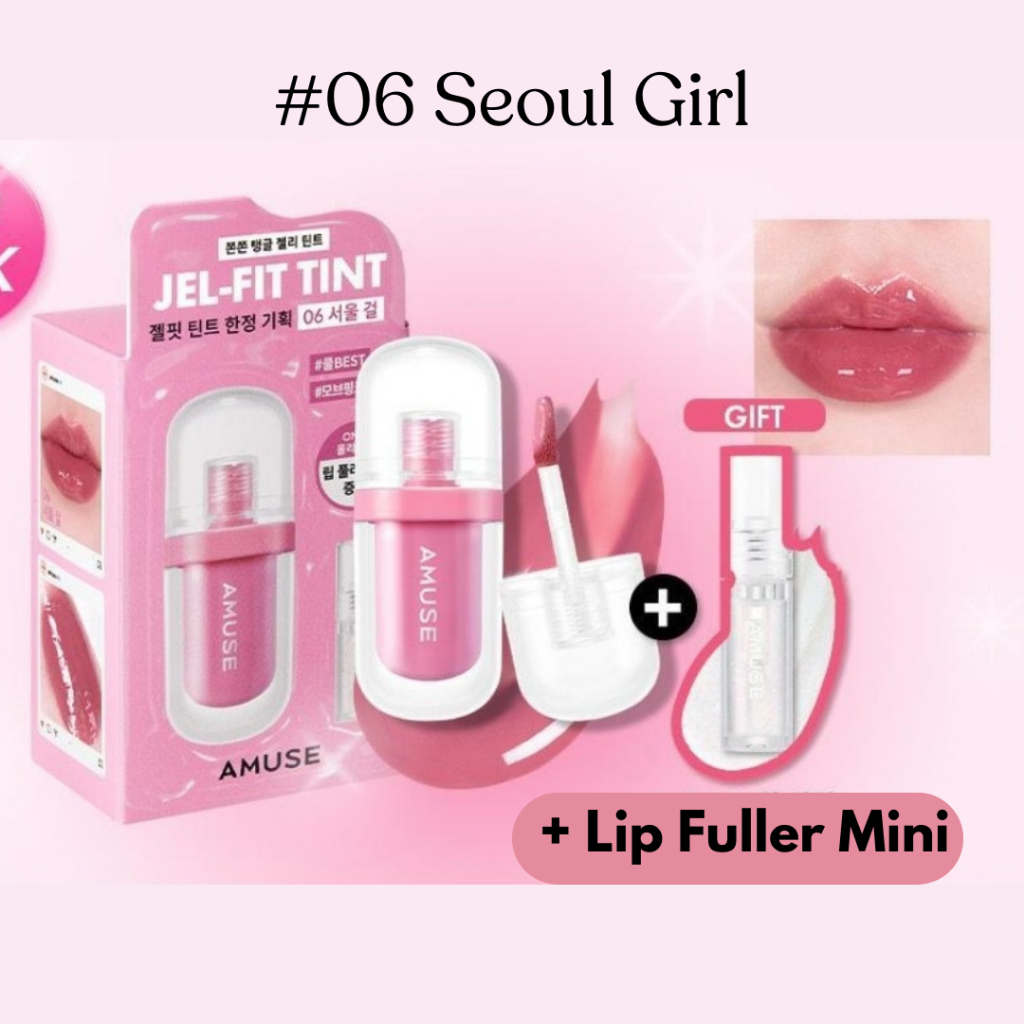 Amuse Hello Kitty Jel-Fit Tint Lip Fuller | Shopee Thailand