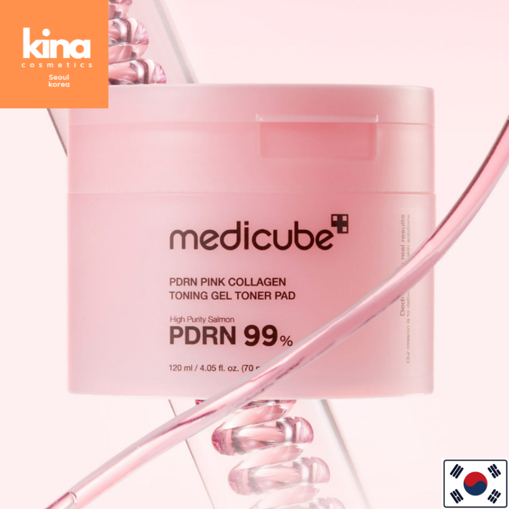 Medicube PDRN Pink Collagen Toning Gel Toner Pad 120ml (70 แผ่น ...