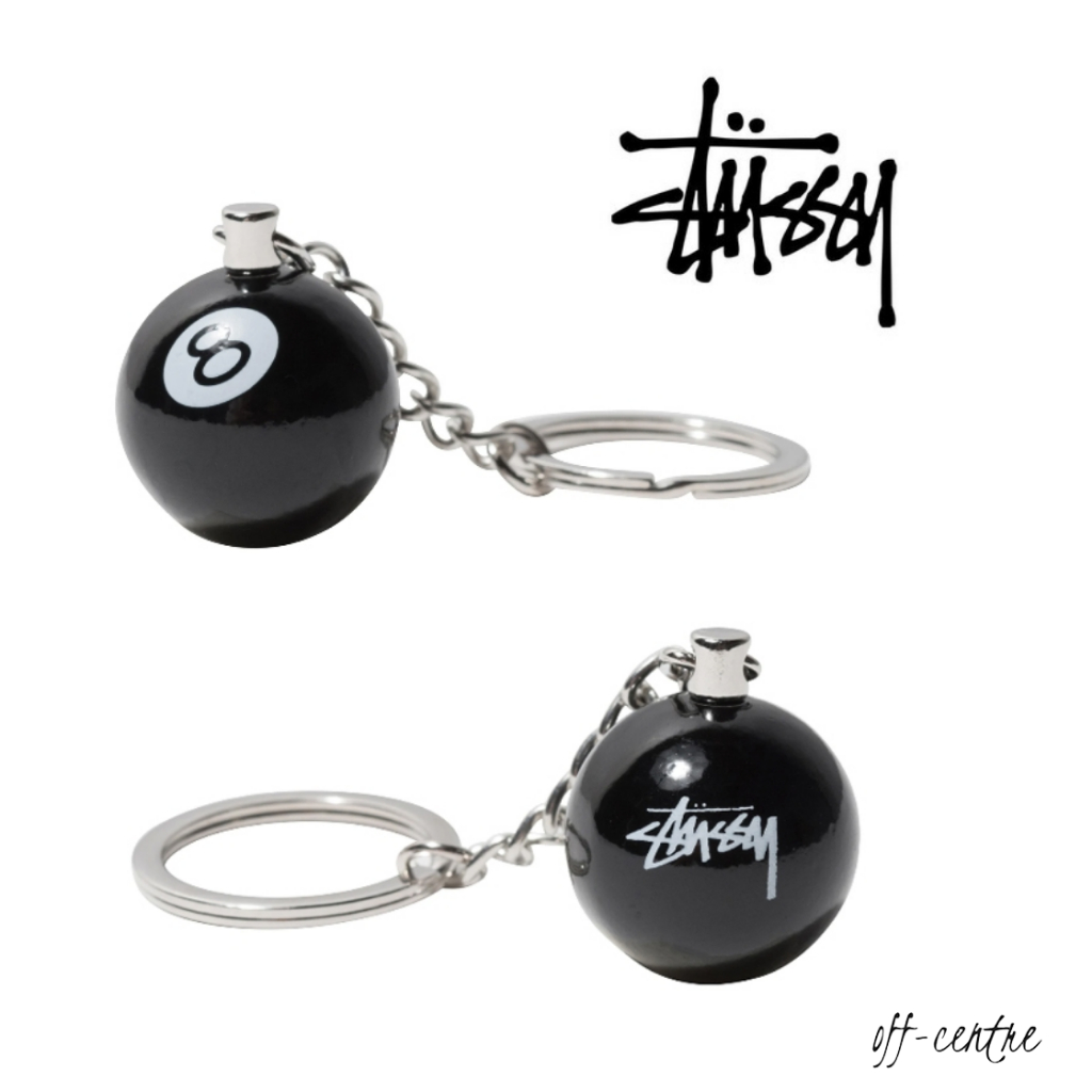 Stussy 8 Ball Keychain Black | Shopee Thailand