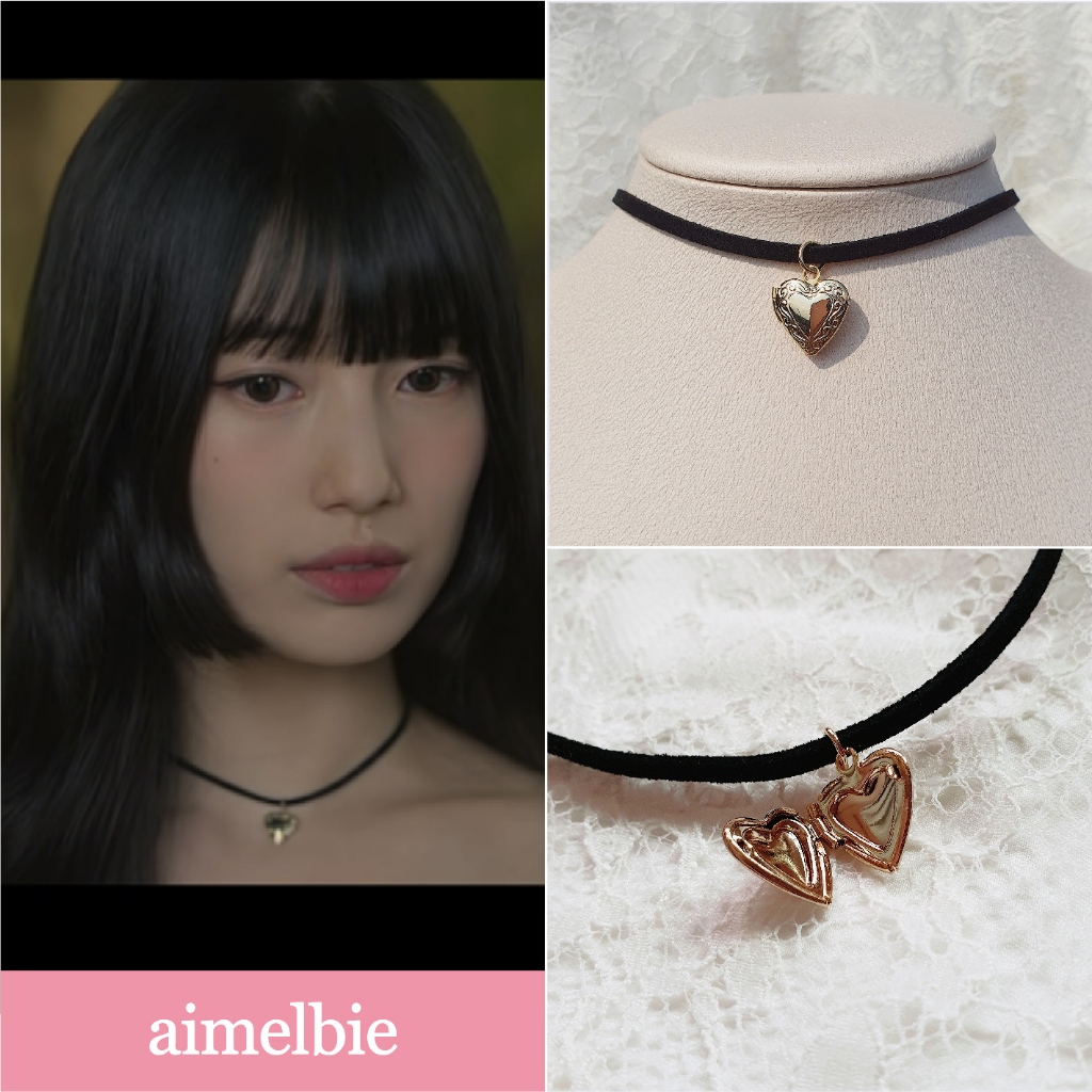 [Bae Suzy from 'Doona!', IVE Yujin choker] ♥ เครื่องประดับ รูปแอมเมลบี้ ...