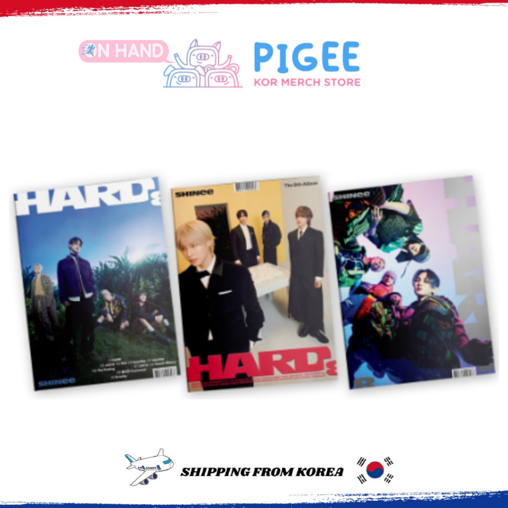 SHINEE - [ HARD ] 8TH Album (PHOTOBOOK Ver.) | Shopee Thailand