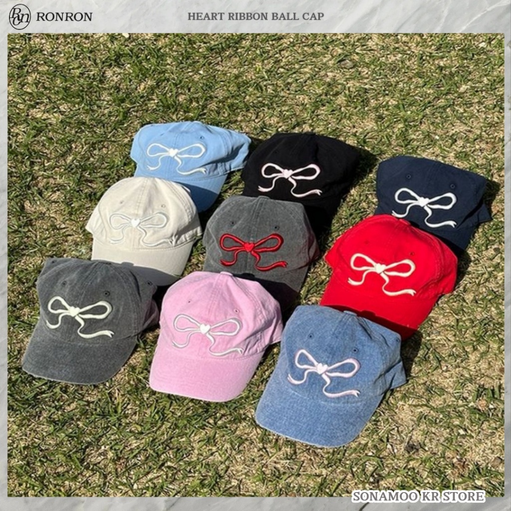 [RONRON] Heart Ribbon Ball Cup (7Color) | Shopee Thailand