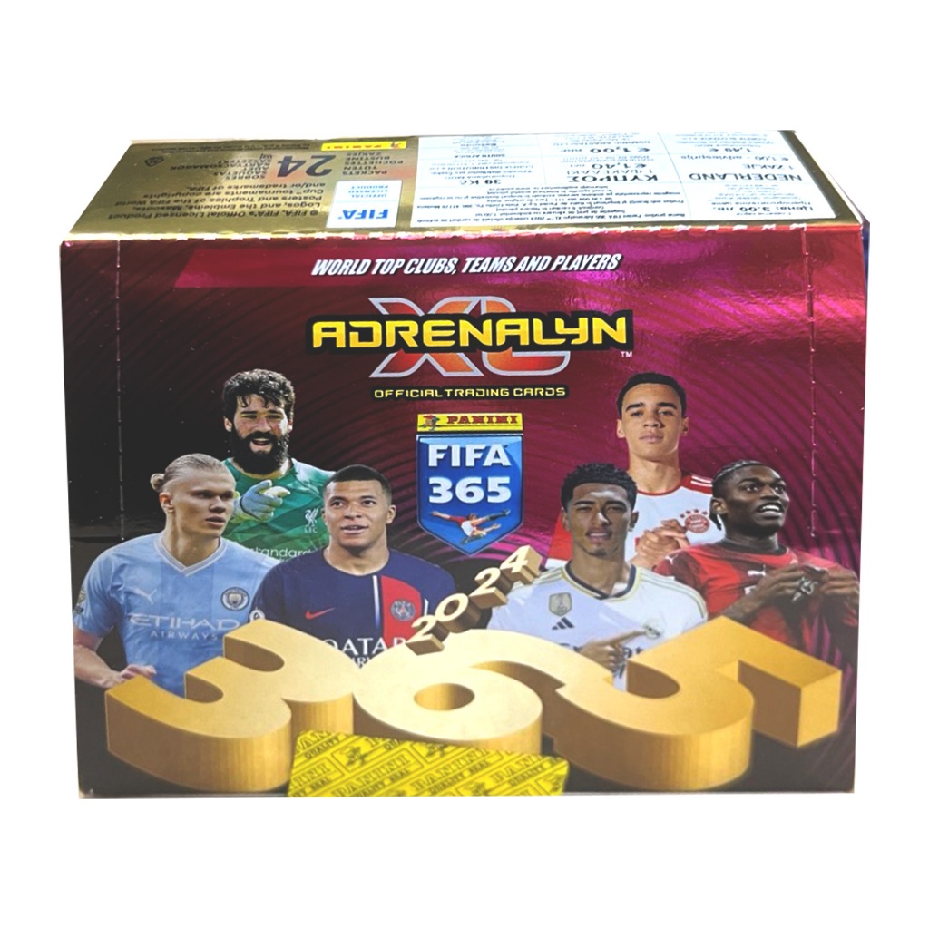 การ์ดฟุตบอล Panini Adrenalyn FIFA 365 BOX-144 2024 24 แพ็ค | Shopee ...