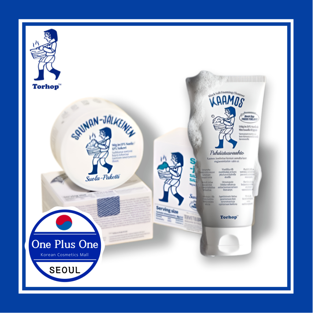 Torhop แผ่นมาสก์ให้ความร้อน90g+15g/ คลีนเซอร์กำจัดสิวเสี้ยน 130g+5g | Shopee Thailand