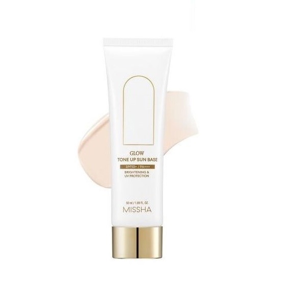 [MISSHA] Glow Tone Up Sun Base 50ml SPF50+ PA+++ ครีมกันแดด โทนสีเรือง ...
