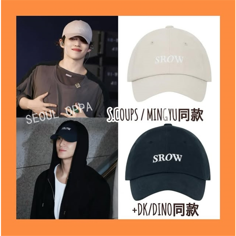 เกาหลี [ SROW ] SROW CLASSIC BALL CAP / DK & S.COUPS & MINGYU & DINO ...