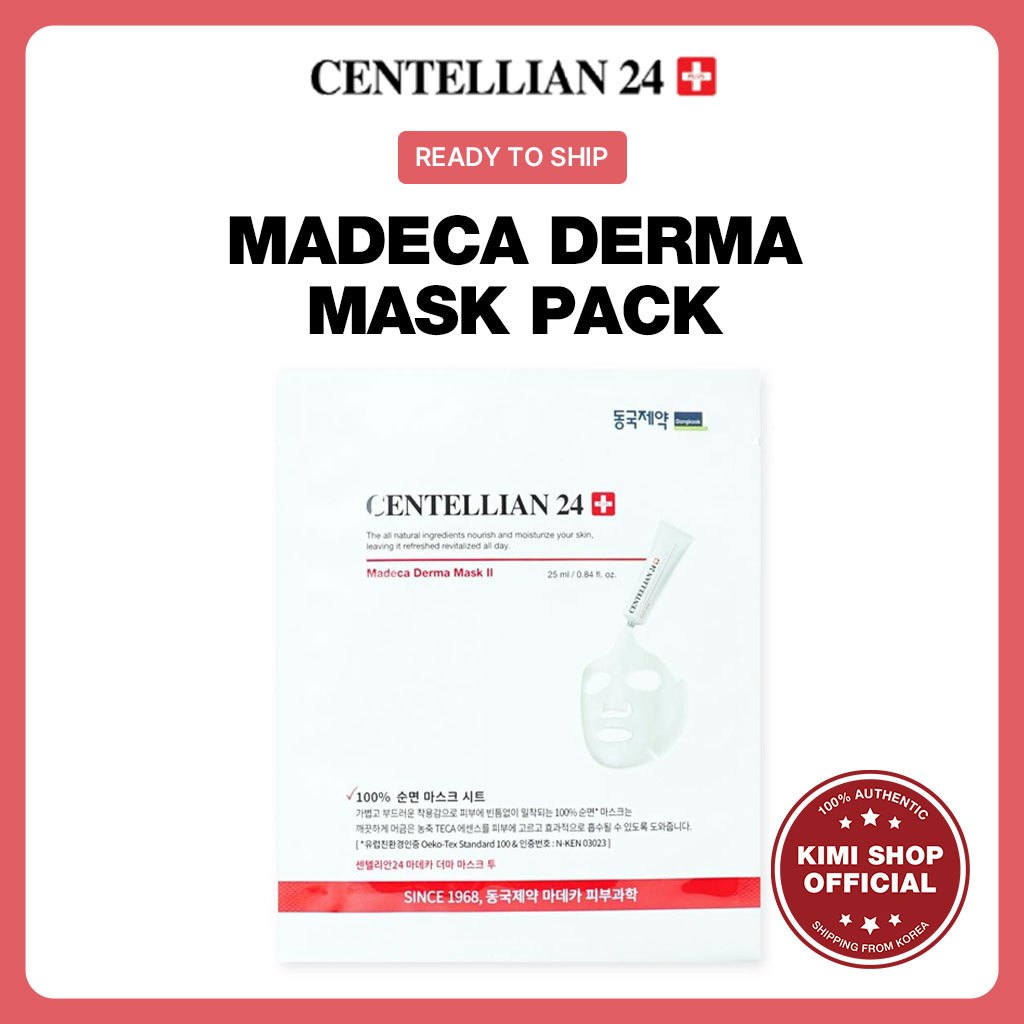 [CENTELLIAN24] Derma Mask Pack 2 10 แผ่น สารสกัดใบบัวบก | Shopee Thailand