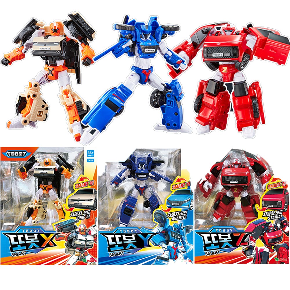Tobot SMART X Y Z ฟิกเกอร์หุ่นยนต์ Transformer Robot Hyundai 3 แบบ ของ ...