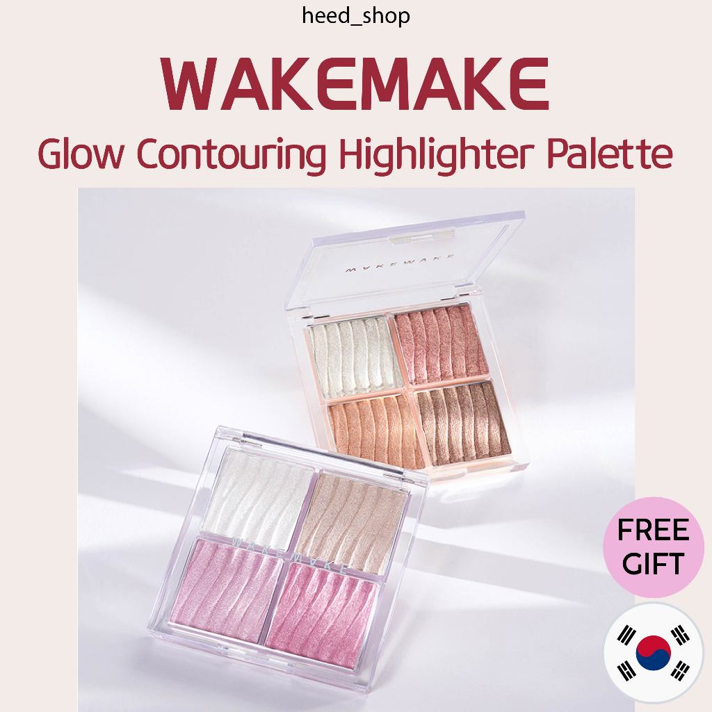 ใหม่ [ WAKEMAKE ] พาเลทไฮไลท์คอนทัวร์ เรืองแสง 2 สี | Shopee Thailand