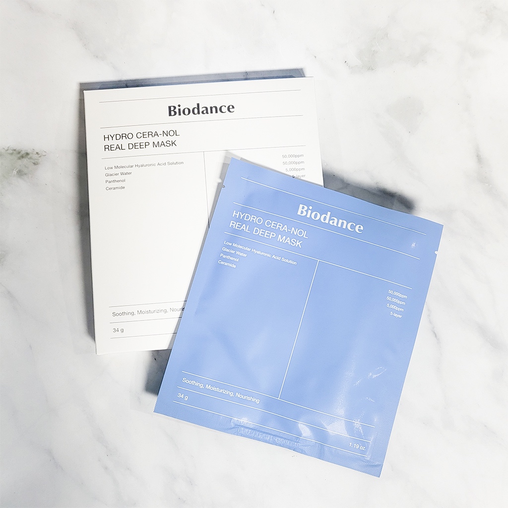 biodance hydro cera-nol real deep mask แพ็คมาส์กหน้า 1ea 34g | Shopee ...