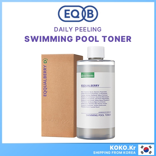 EQQUALBERRY Daily Peeling Swimming Pool Toner 300ml with FREEBIES ...