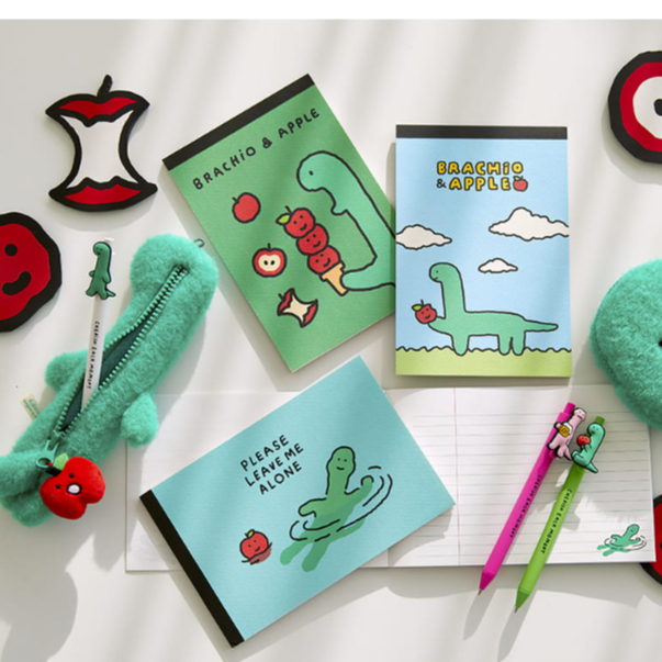 Joguman STUDIO ปากกาเจล 2 ชุด (0.5 มม . - Diplo Beer + Brachio Apple ...