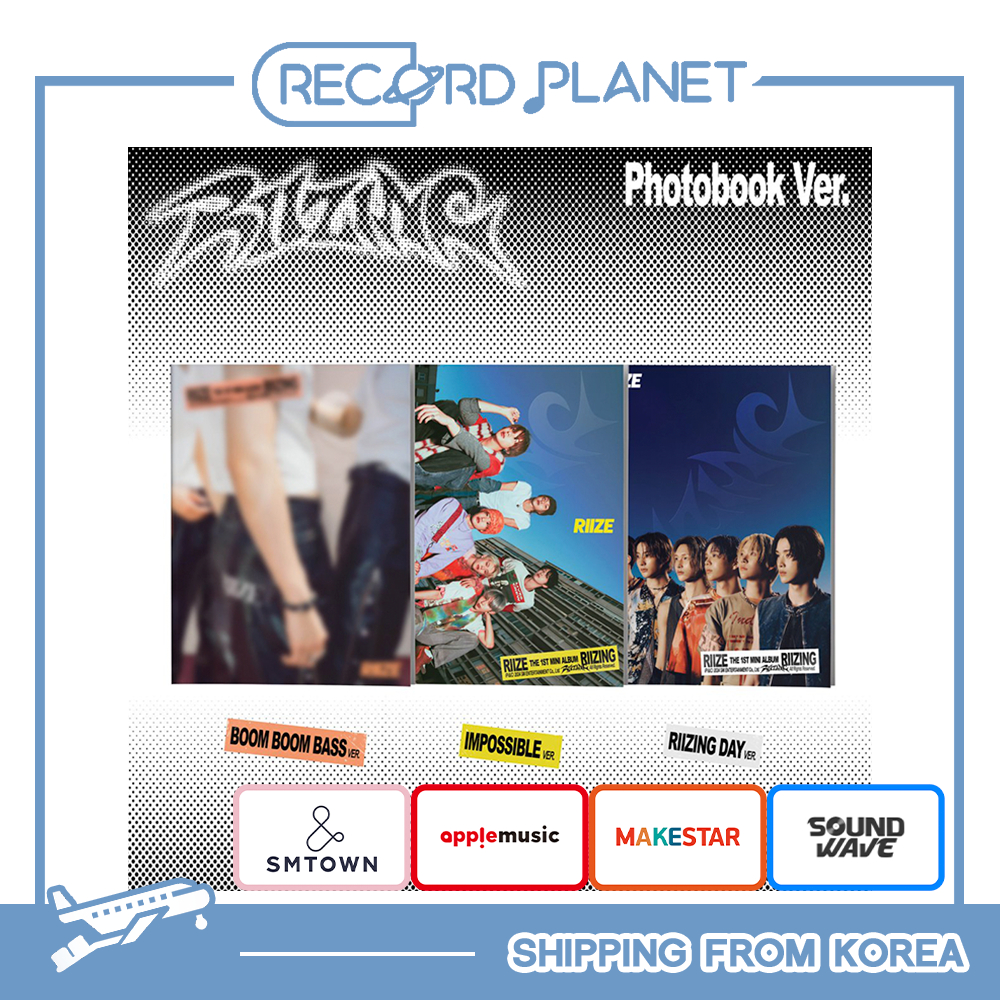 [POB] RIIZE - 1st Mini Album [RIIZING] (Photo Book Ver.) + Free Gift ...