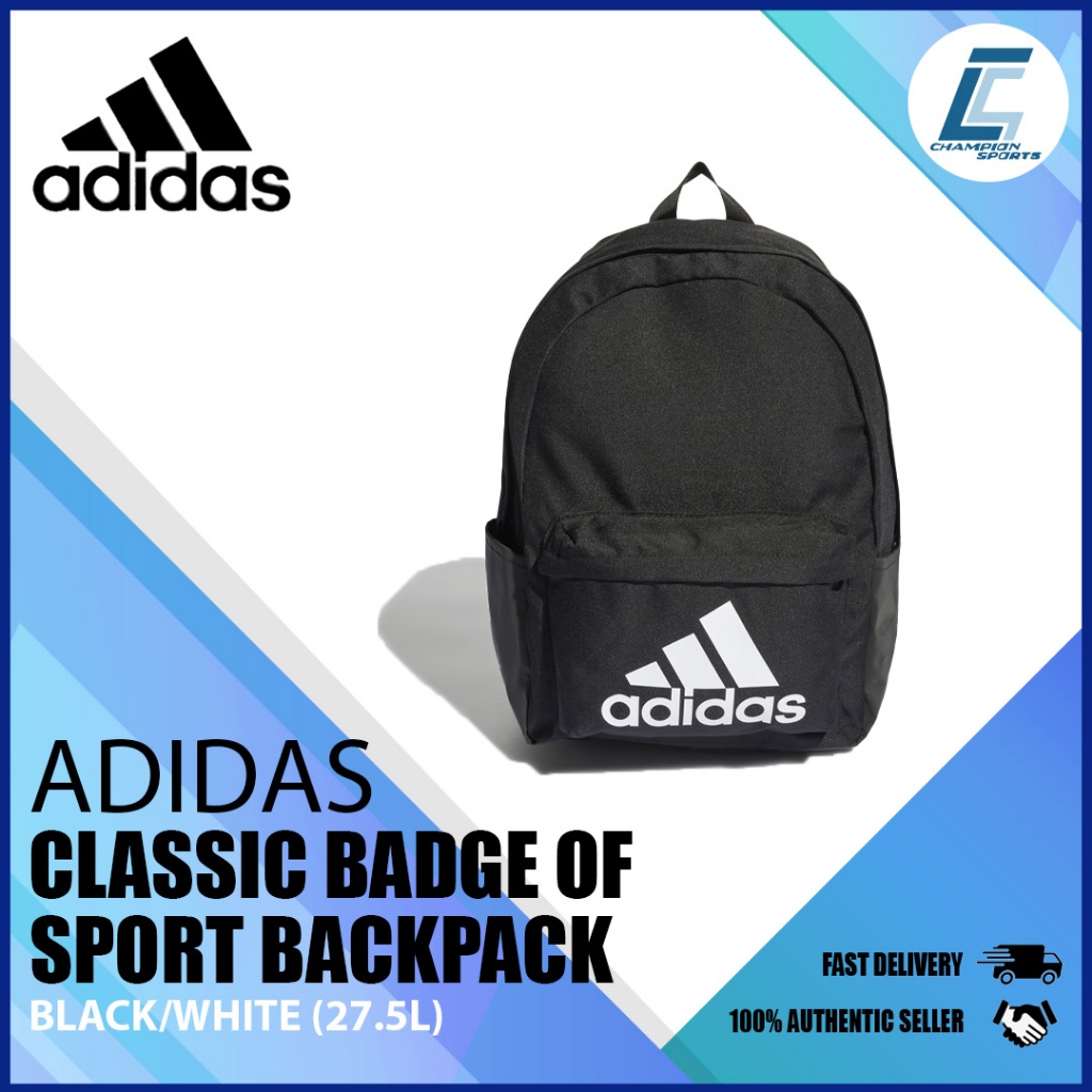 Adidas Classic Badge of Sport Backpack (HG0349) (JJ2/RO) | Shopee Thailand