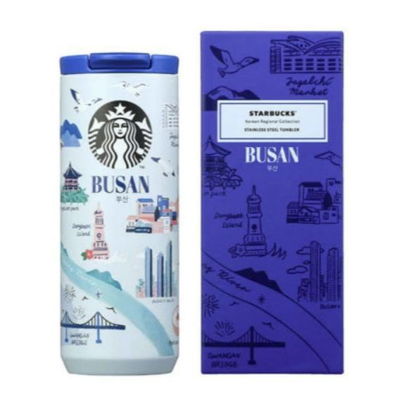 [Starbucks Korea] Starbucks SS Anyeong Busan Tumbler 355ml [คอลเลกชันลงทะเบียน MD] | Shopee Thailand