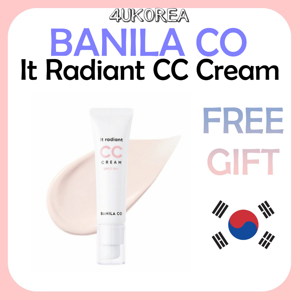 BANILA CO It Radiant CC Cream ซีซีครีมปรับผิวให้กระจ่างใสดูแลริ้วรอยและครีมกันแดด 30mL/ K-BEAUTY ...